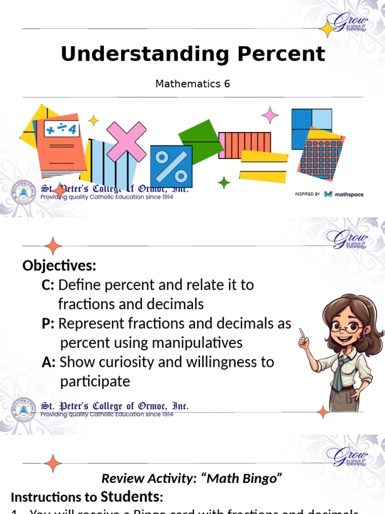 Understanding Percent | PDF | Percentage | Odds