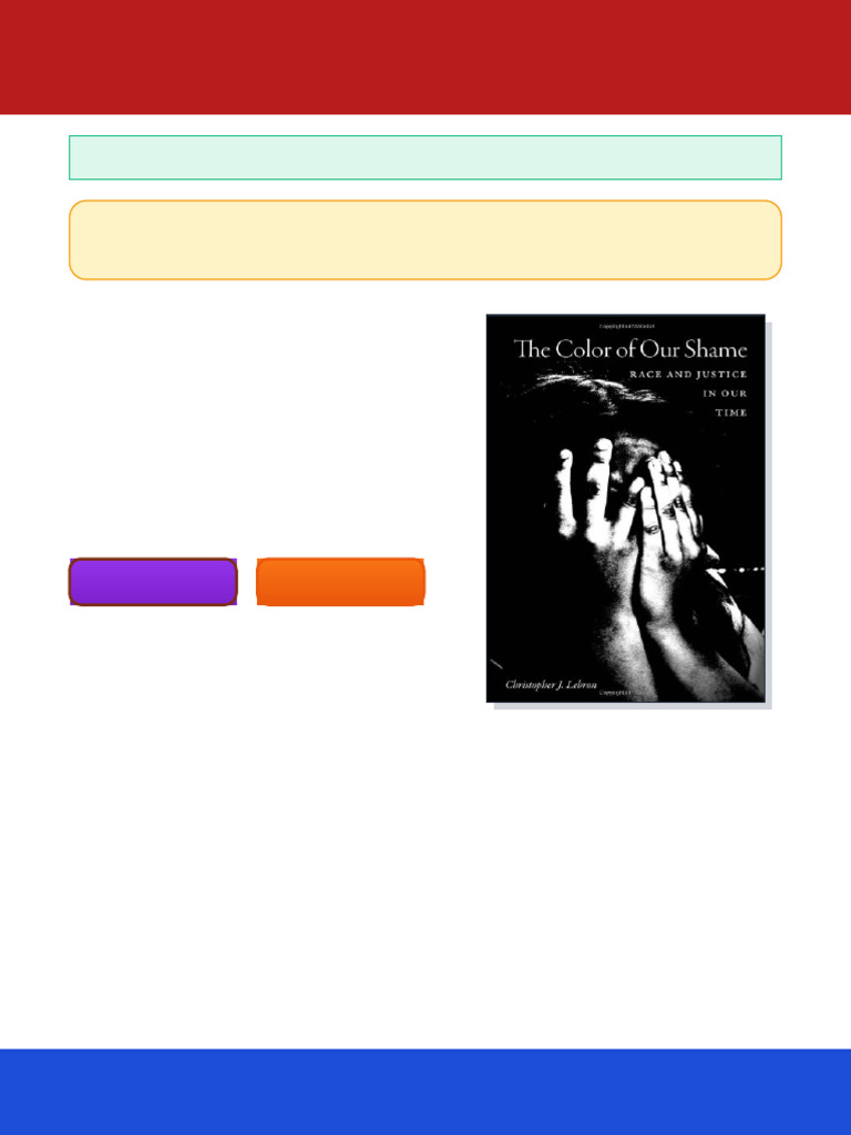 The Color of Our Shame Race and Justice in Our Time 1st Edition ...