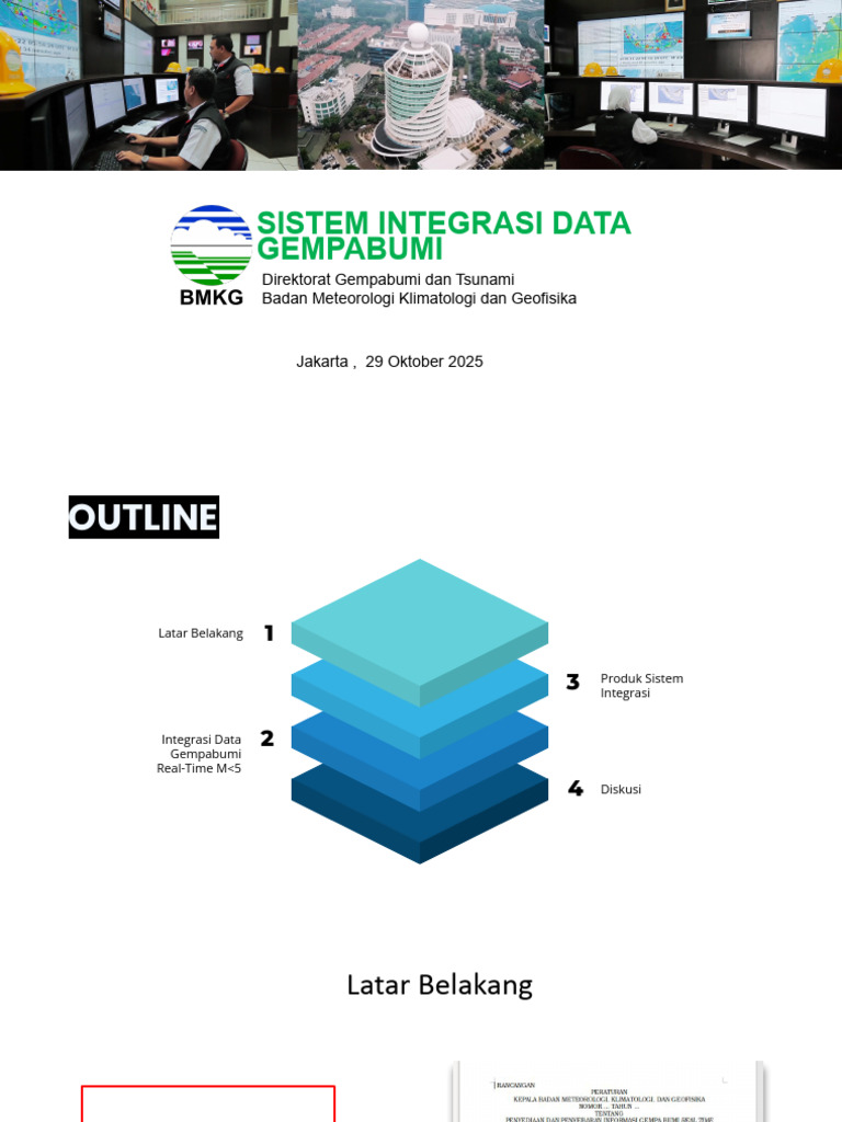 Integrasi Data Gempabumi Real-Time BMKG | PDF