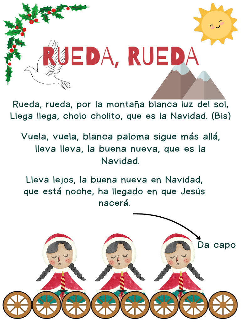 Rueda, Rueda (Solo Letra) | PDF