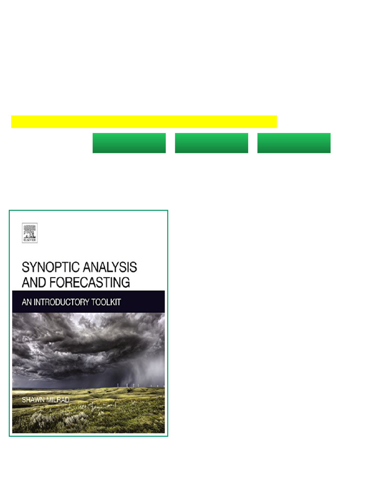 (Ebook) Synoptic Analysis and Forecasting An Introductory Toolkit by ...