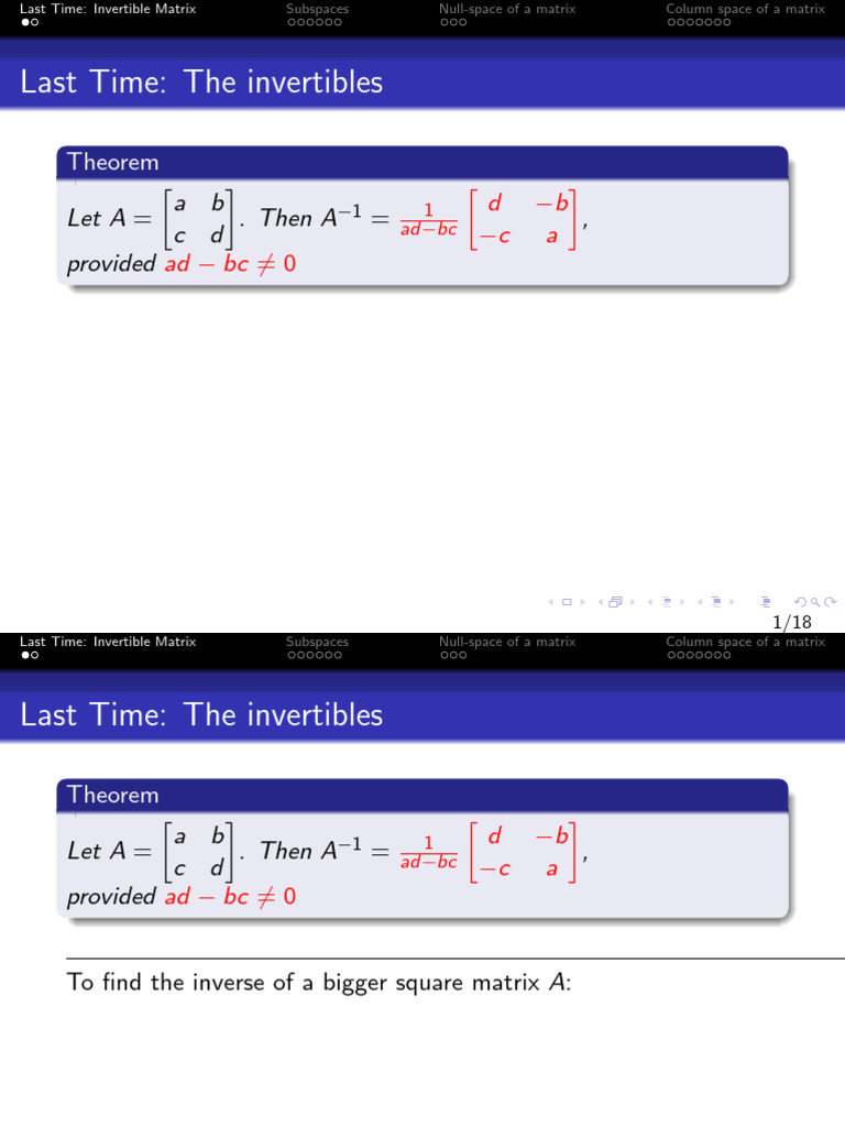 4A25Lect12 | PDF | Linear Subspace | Vector Space