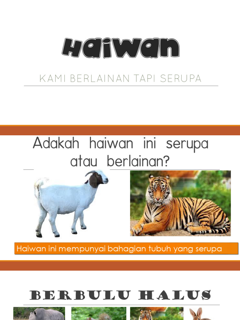 Haiwan Yang Serupa | PDF