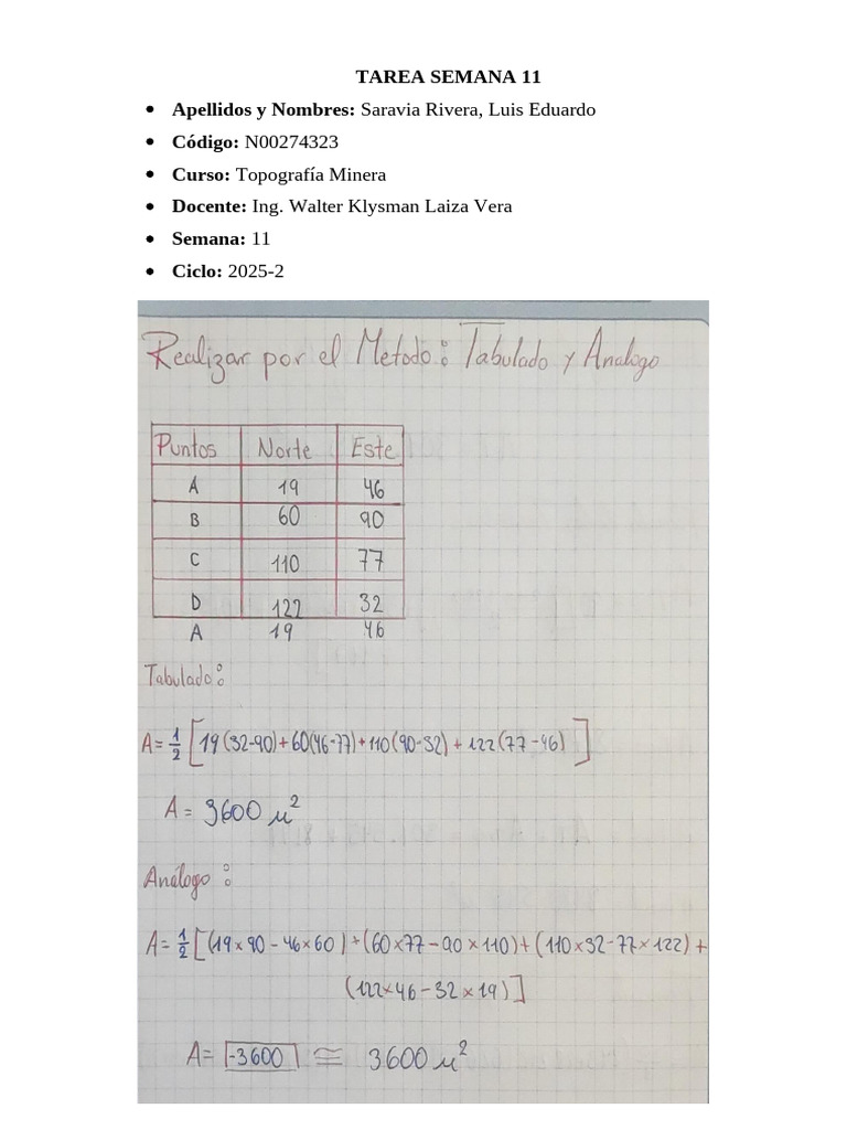Tarea Semana 11_Luis Saravia | PDF