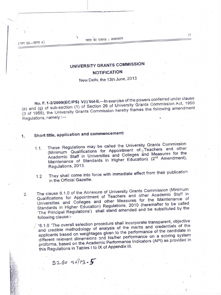 UGC Rule | PDF