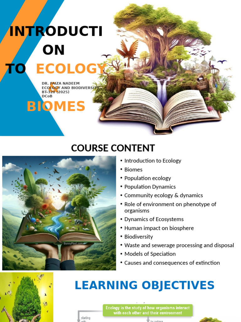 Introduction To Ecology | PDF | Atmosphere Of Earth | Oceans