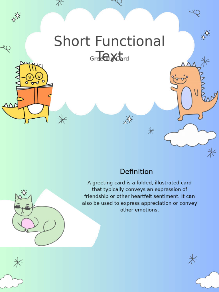Greeting Card Types and Structure Guide | PDF
