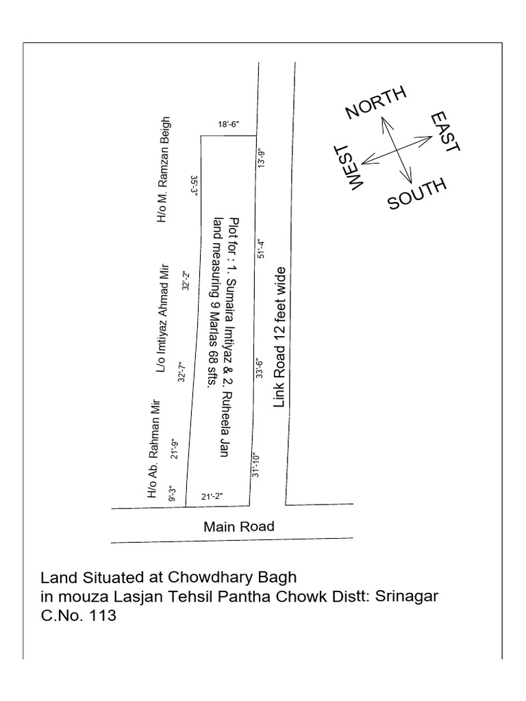 Plots Sold at Chowdhary Bagh Lasjan - PDF 2 | PDF
