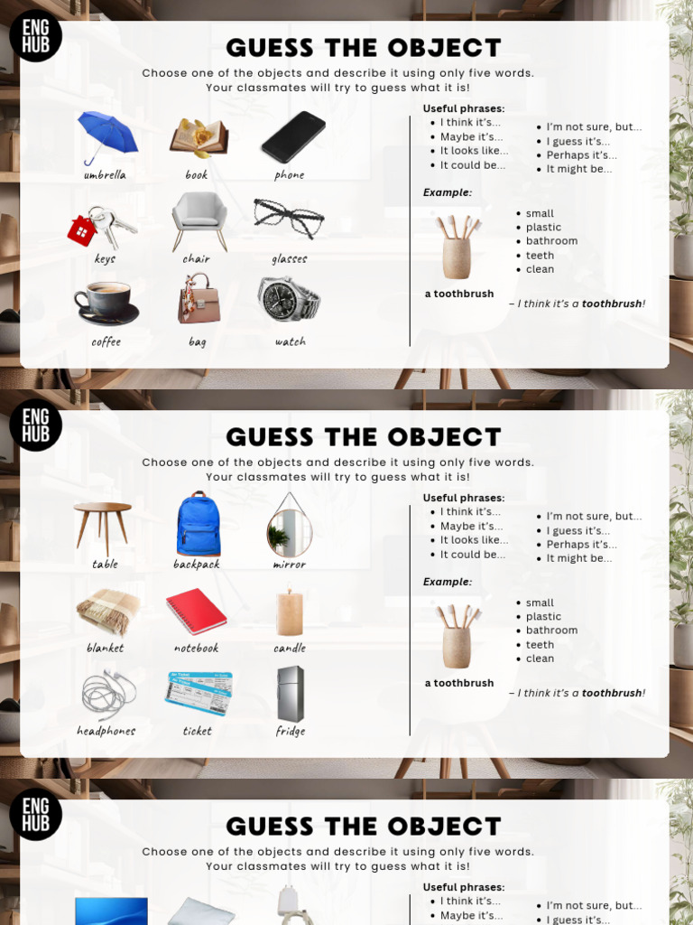 A1-A2 Guess the Object_compressed | PDF | Toothbrush