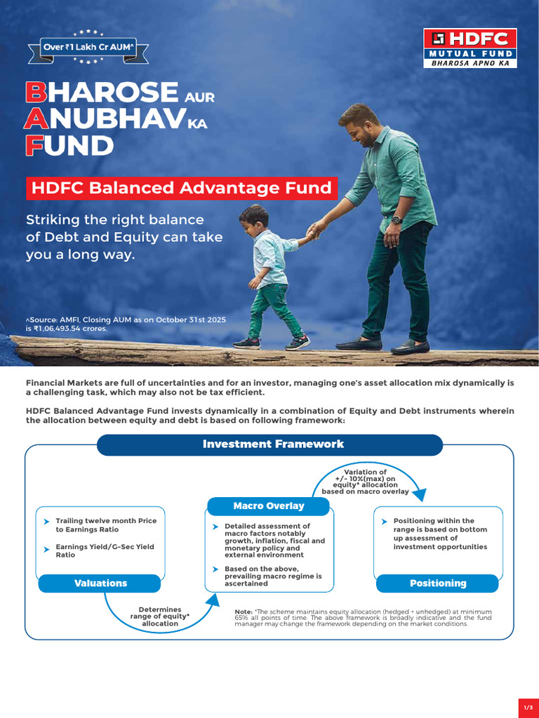 Leaflet - HDFC Balanced Advantage Fund (November 2025) (1) | PDF ...