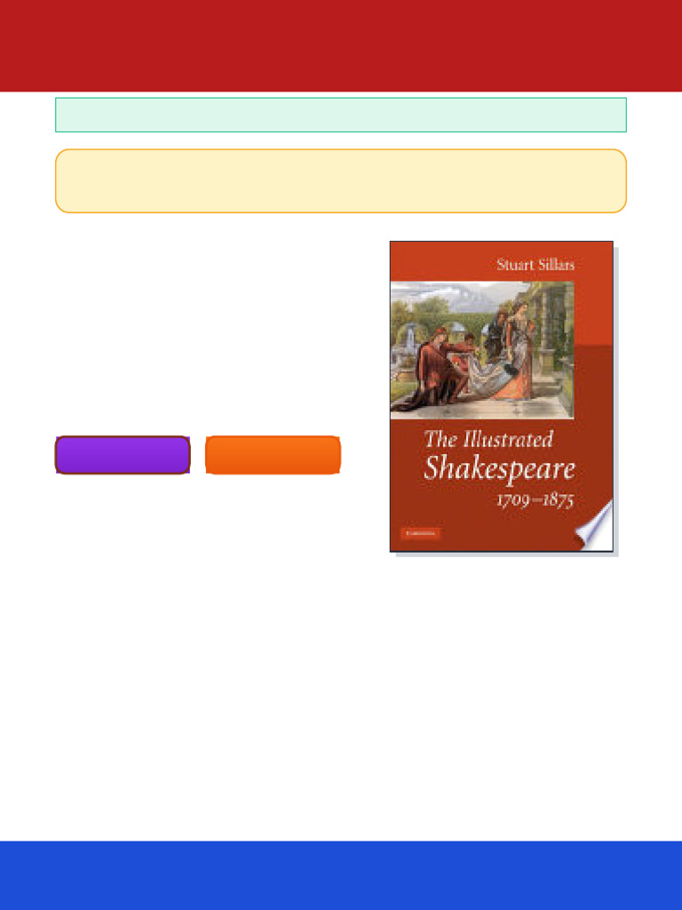 The Illustrated Shakespeare 1709 1875 Sillars ebook chapters included ...