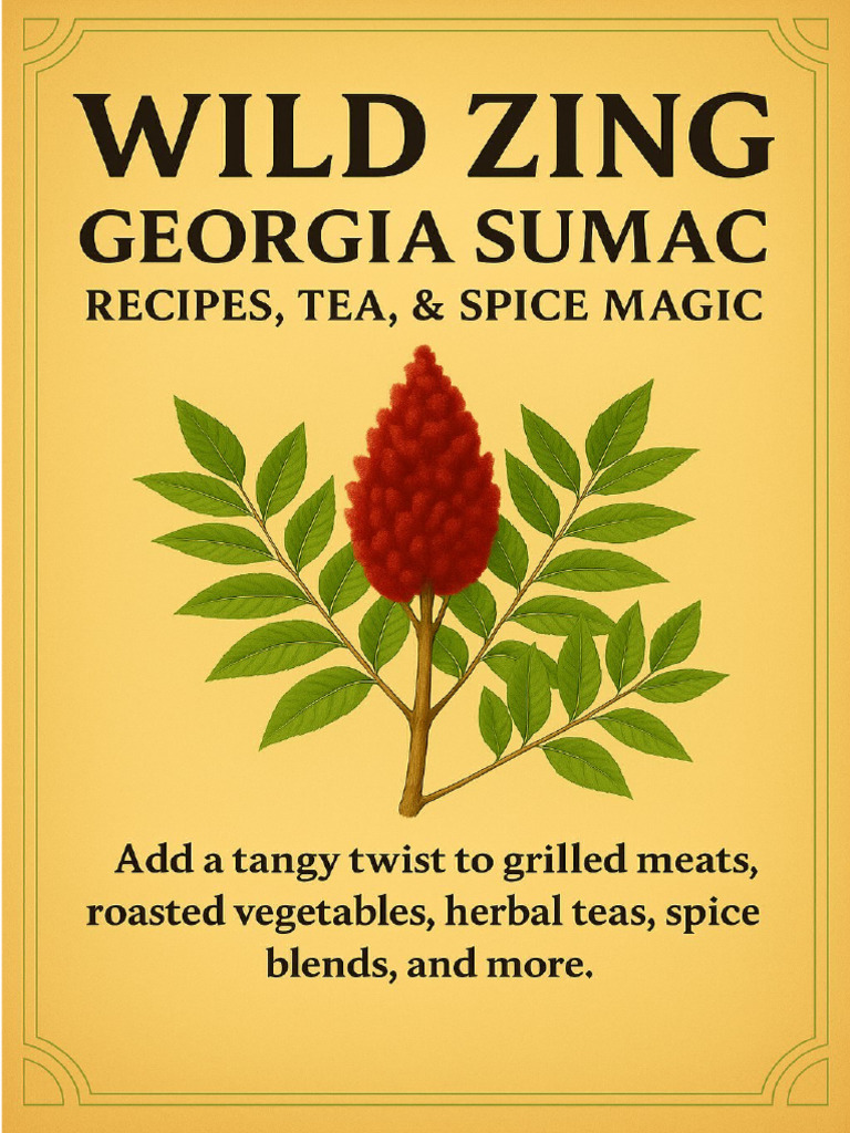 Wild Zing Georgia Sumac Recipes | PDF | Kebab | Foods