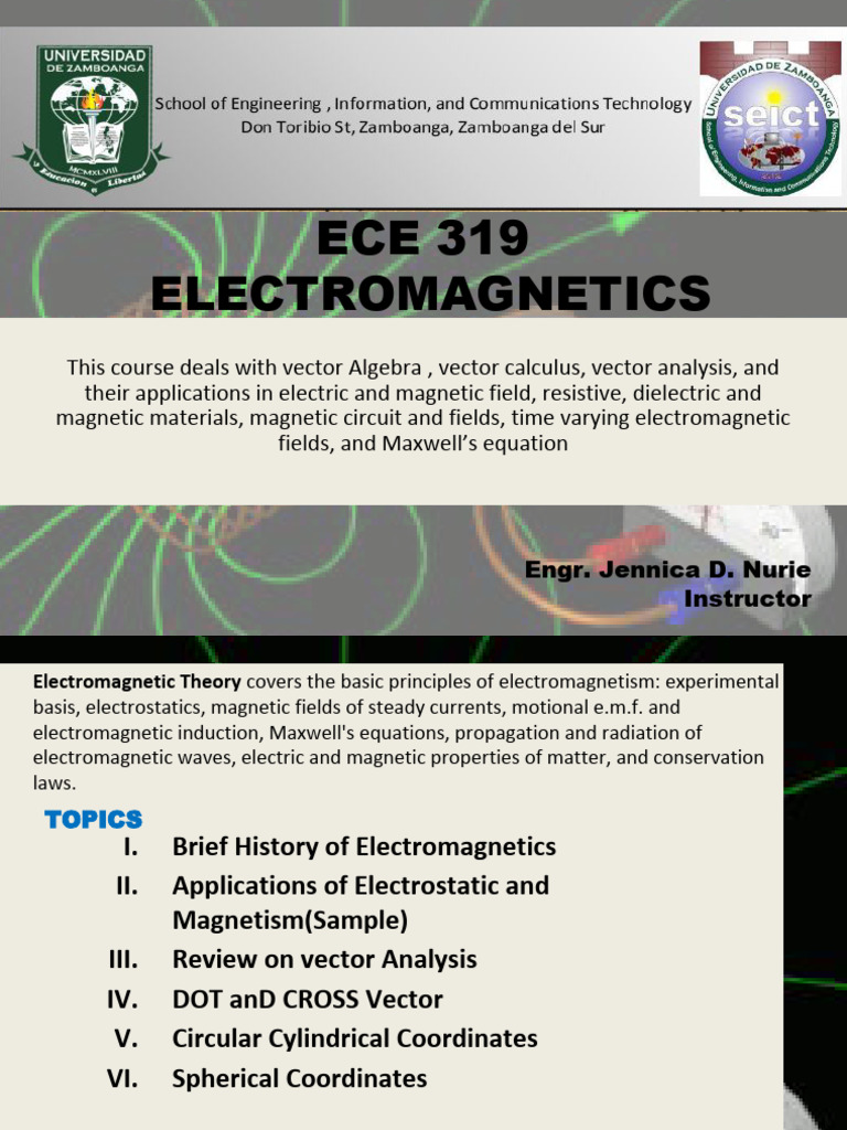 Electromagnetic(Vector Product) | PDF | Electromagnetism | Euclidean Vector