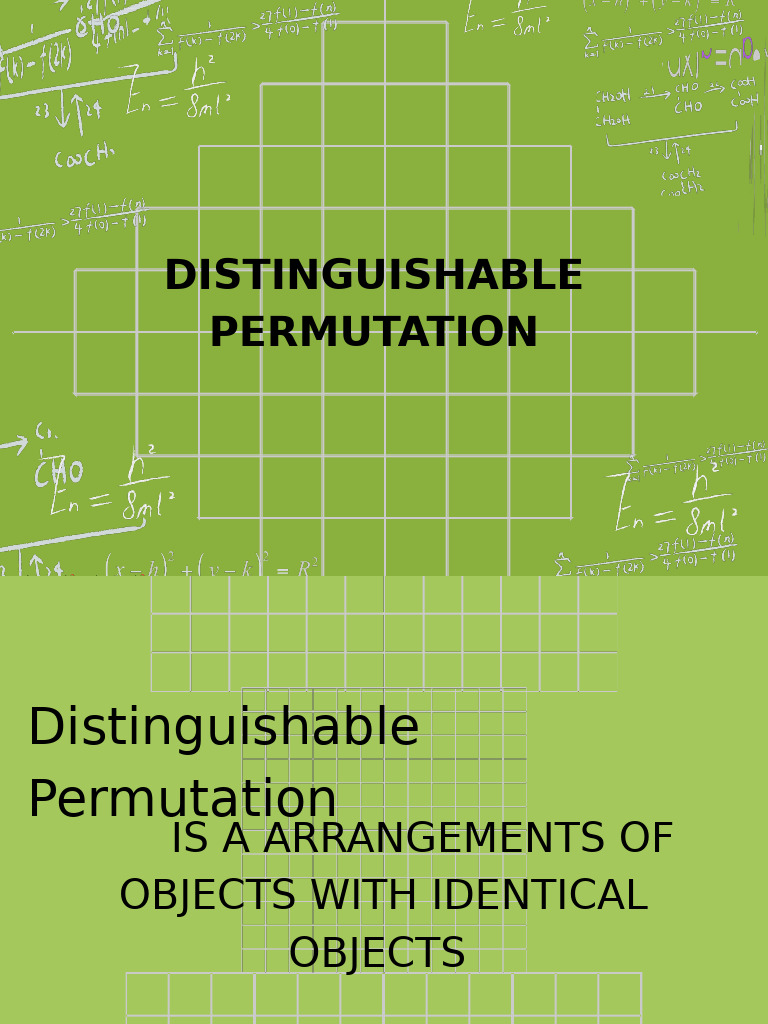 Distinguishable Permutations Explained | PDF