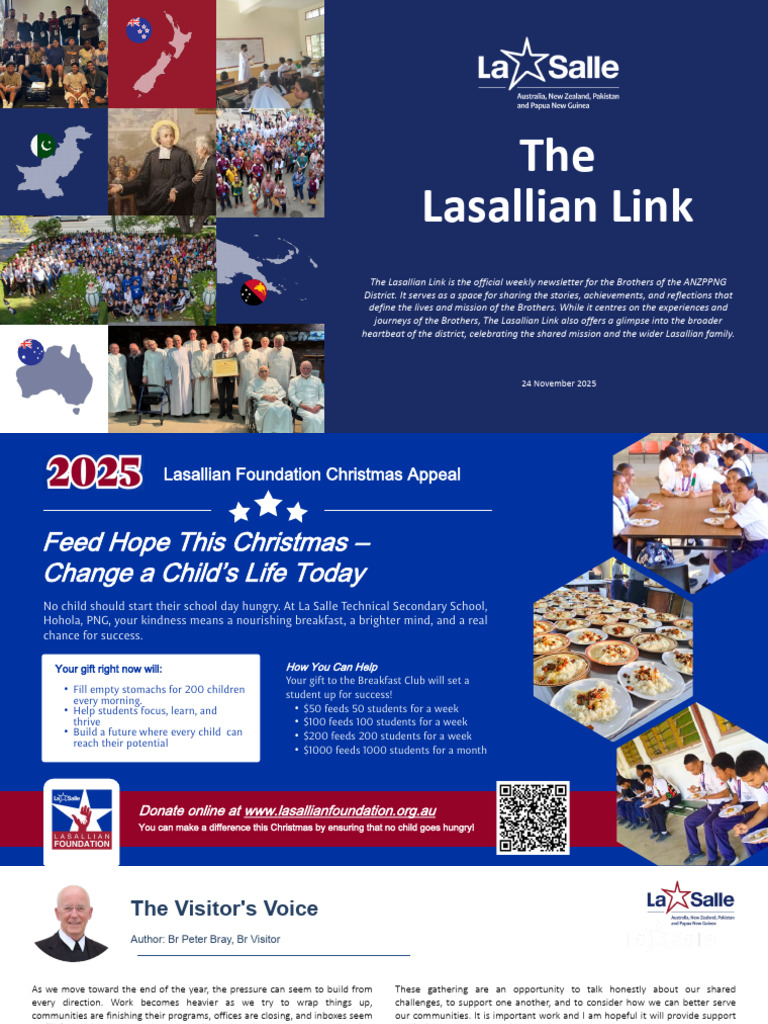 Lasallian Link Newsletter: Nov 2025 | PDF