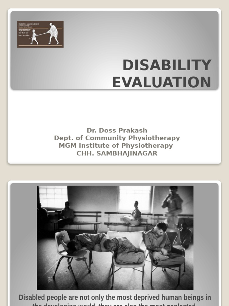 Disability Evaluation | PDF | Arm | Disability