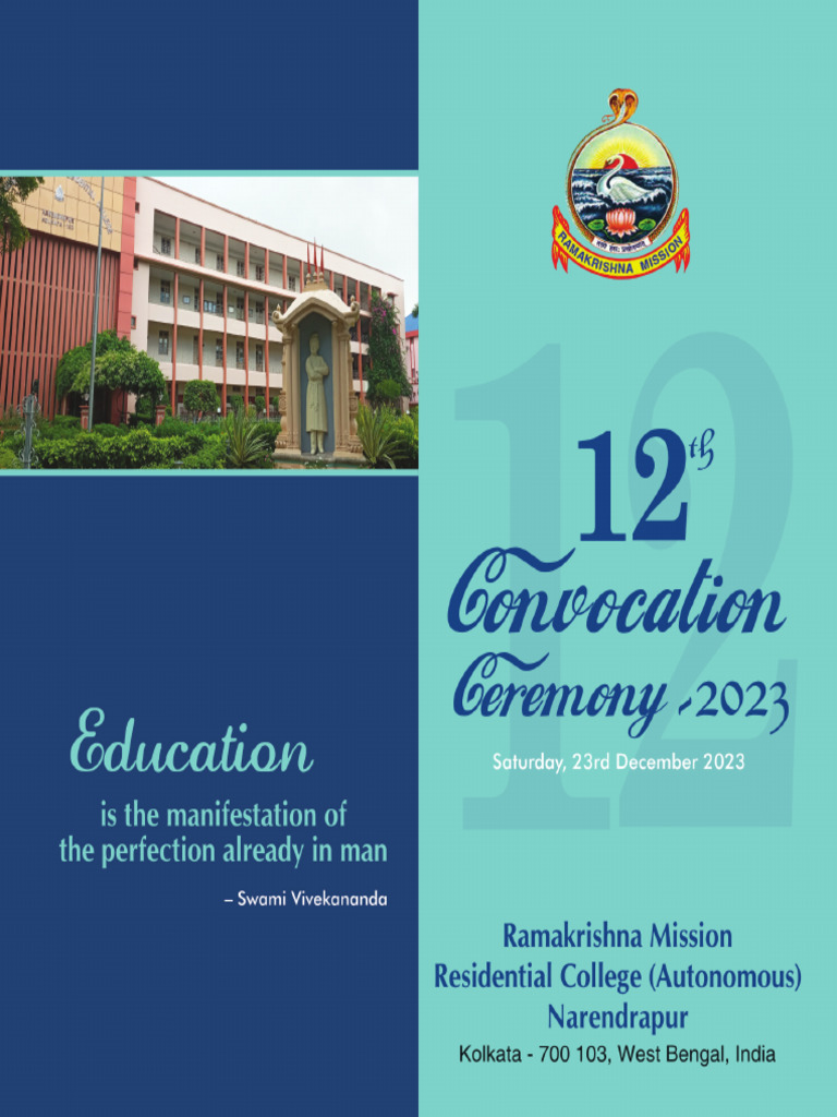 Invitation Card 2023 (12th Convocation) | PDF