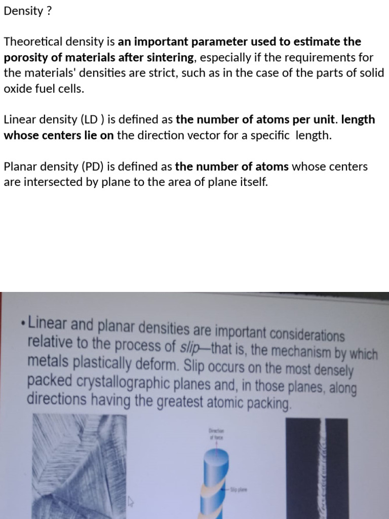 Understanding Theoretical Density in FCC | PDF | Crystal Structure ...