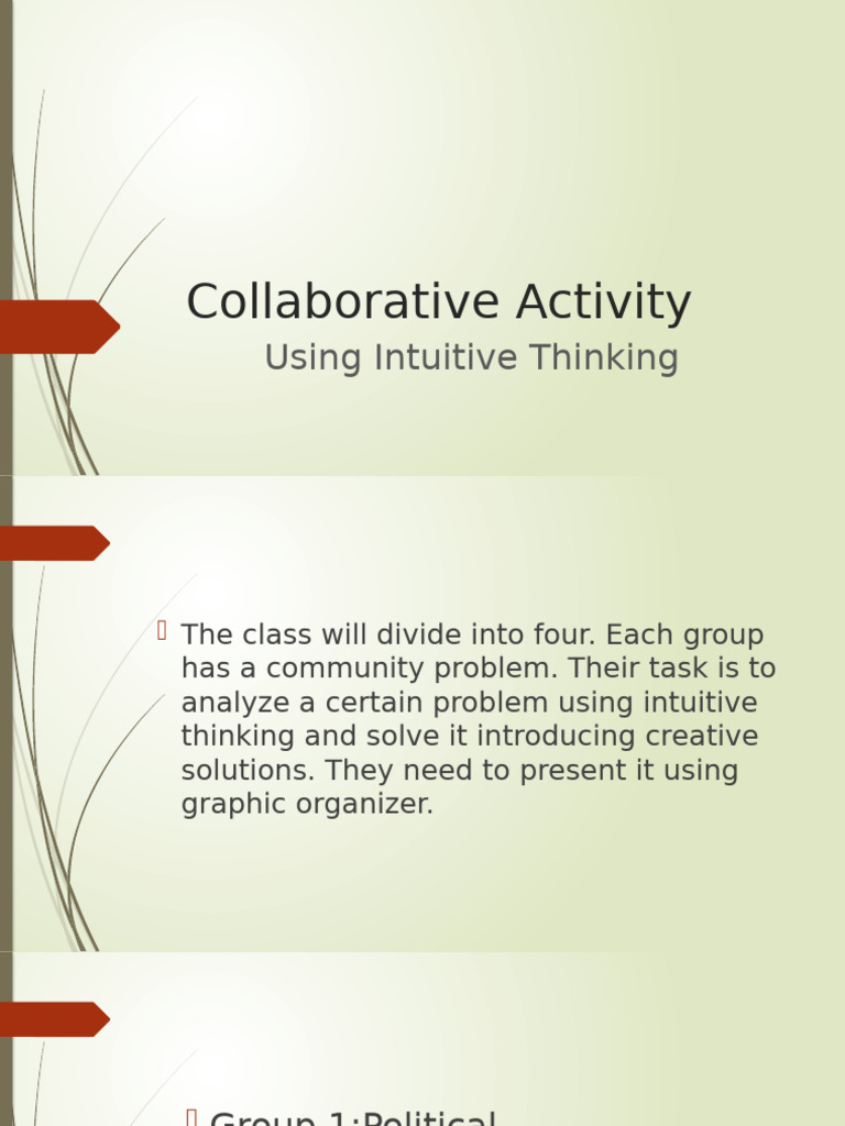 Collaborative Problem-Solving Activity | PDF