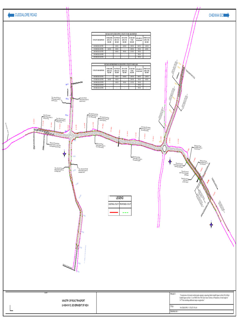 8 Utility Relocation Plan(Water Utility) | PDF