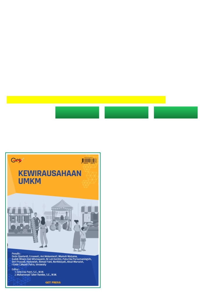 (Ebook) Kewirausahaan UMKM by Dede Djuniardi, Ernawati, Ani Mekaniwati, Mumuh Mulyana, Kadek ...