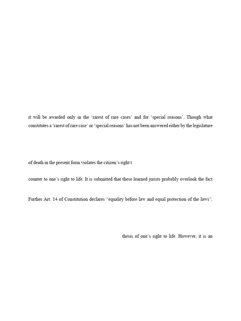 Constitutionality of Death Penalty | PDF | Capital Punishment | Punishments