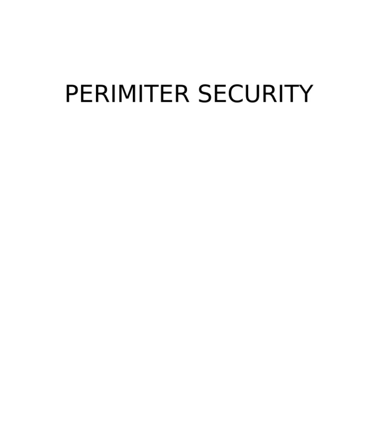 perimiter | PDF