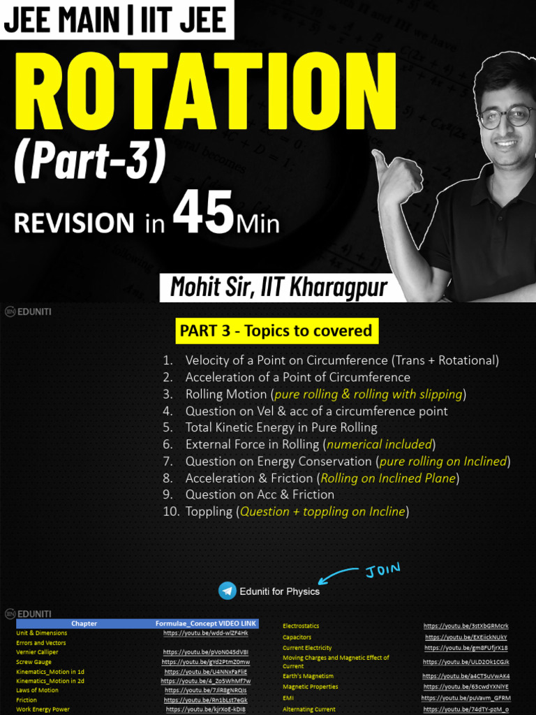 Rolling Motion and Kinematics Concepts | PDF | Waves | Friction