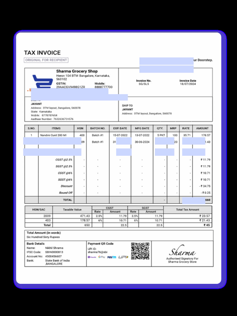 Invoice Form Fillable Exact | PDF