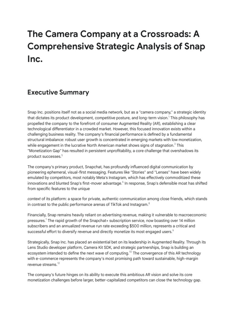 Snapchat Business and Psychology Research - Google Docs | PDF | Snapchat