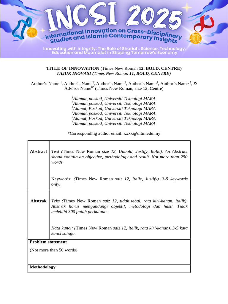 Innovation Document Structure Guide | PDF