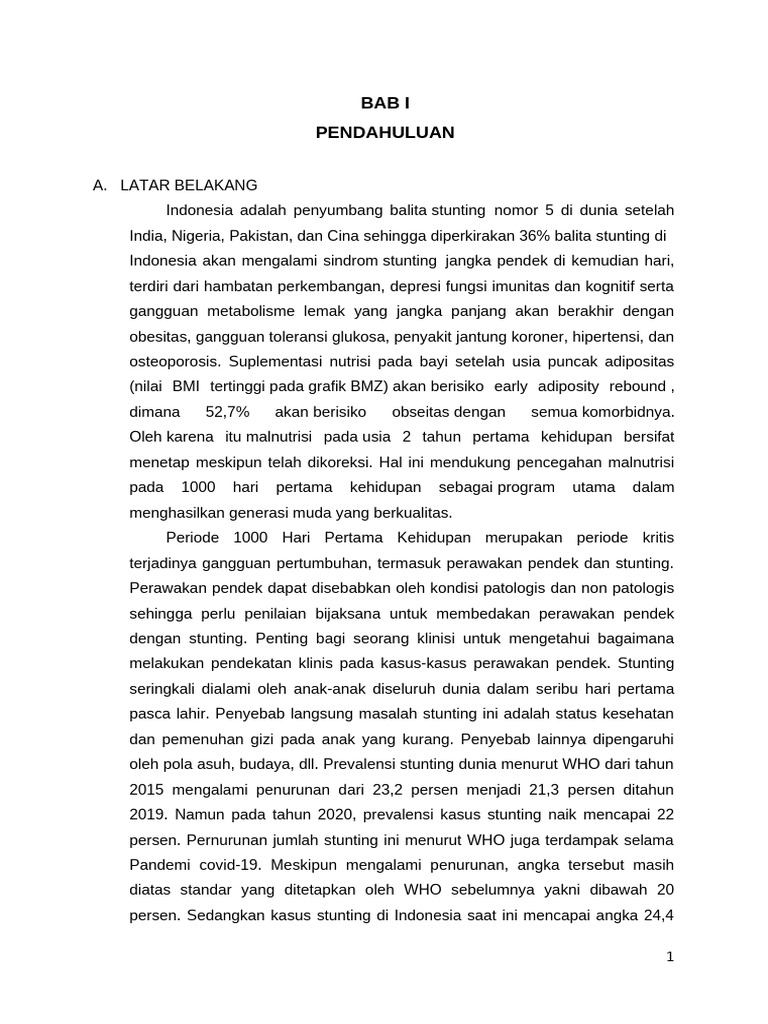 Penurunan Stunting dan Wasting di RS Hapsah | PDF