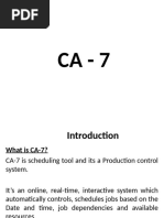 CA7 Mainframe Command Cheat Sheet | PDF | Computing | System Software