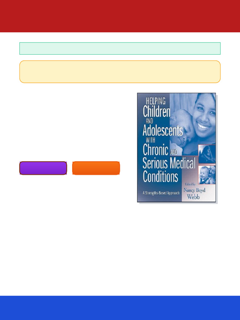 Helping Children and Adolescents With Chronic and Serious Medical ...