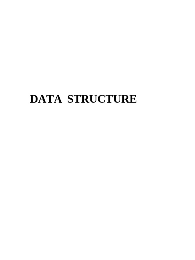 Data Structure Unit 1 to 6 | PDF | Queue (Abstract Data Type) | Data ...