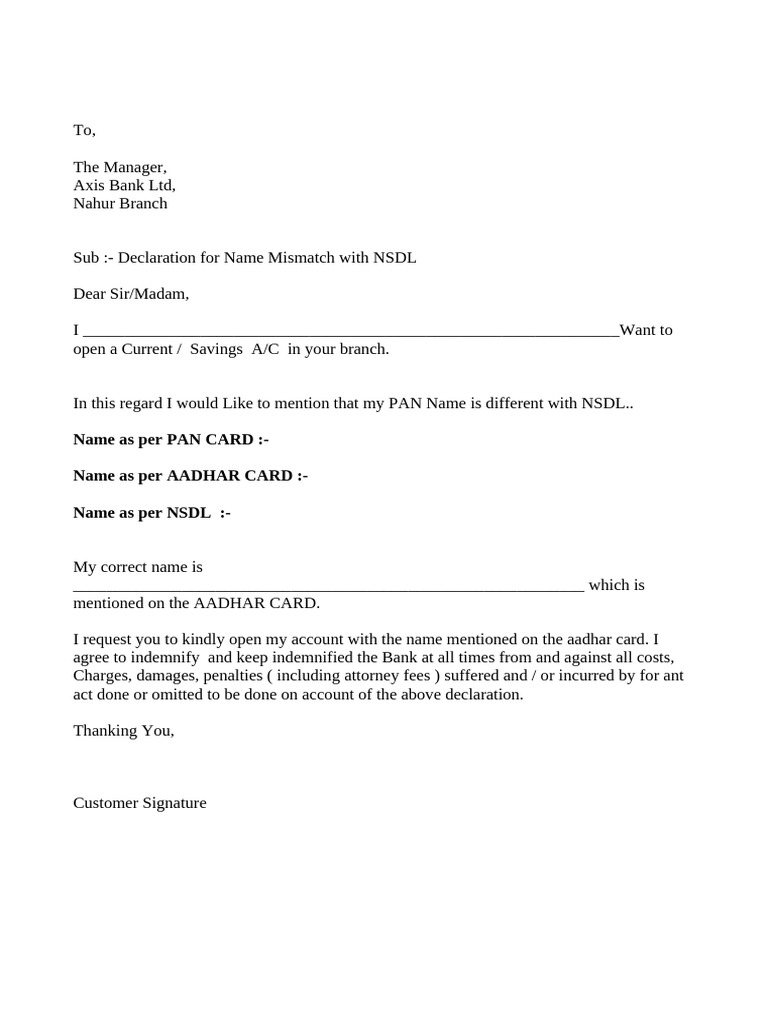 Name Mismatch | PDF