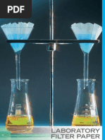 Glass Microfiber Filter Papers Guide | PDF | Glasses | Physical Chemistry
