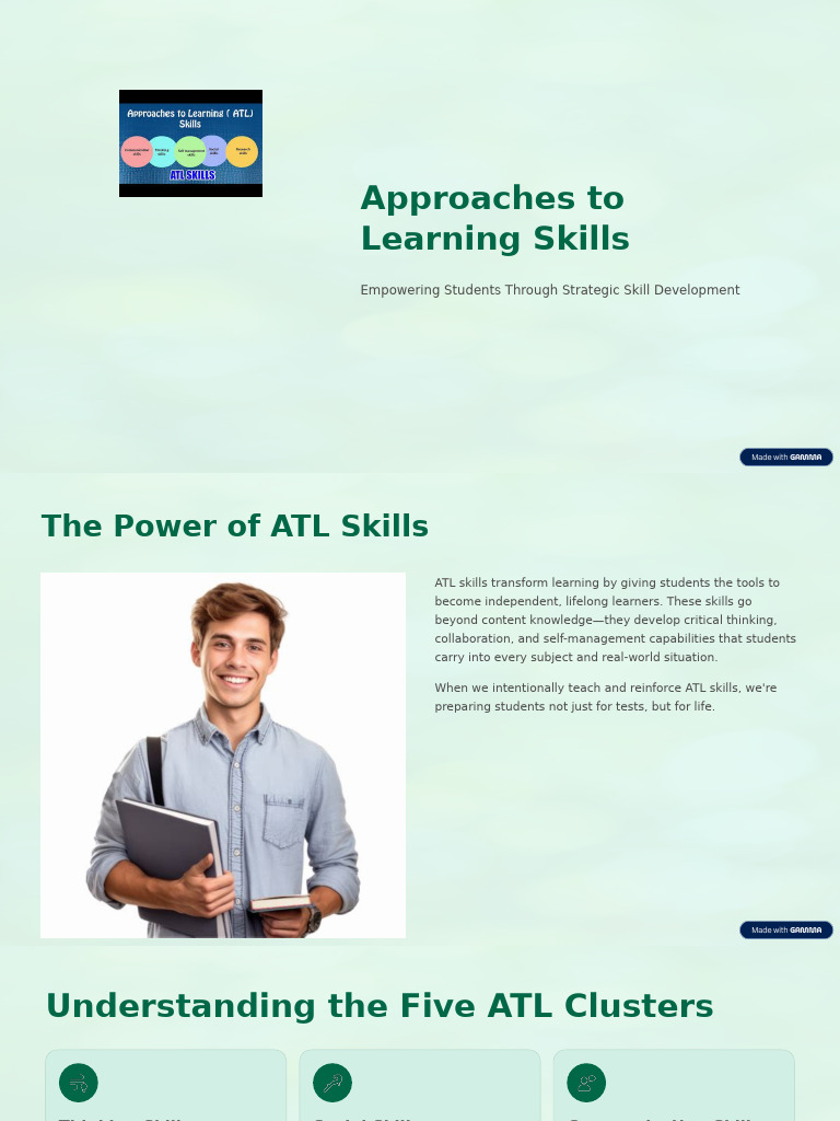 Empowering Students with ATL Skills | PDF | Learning | Skill