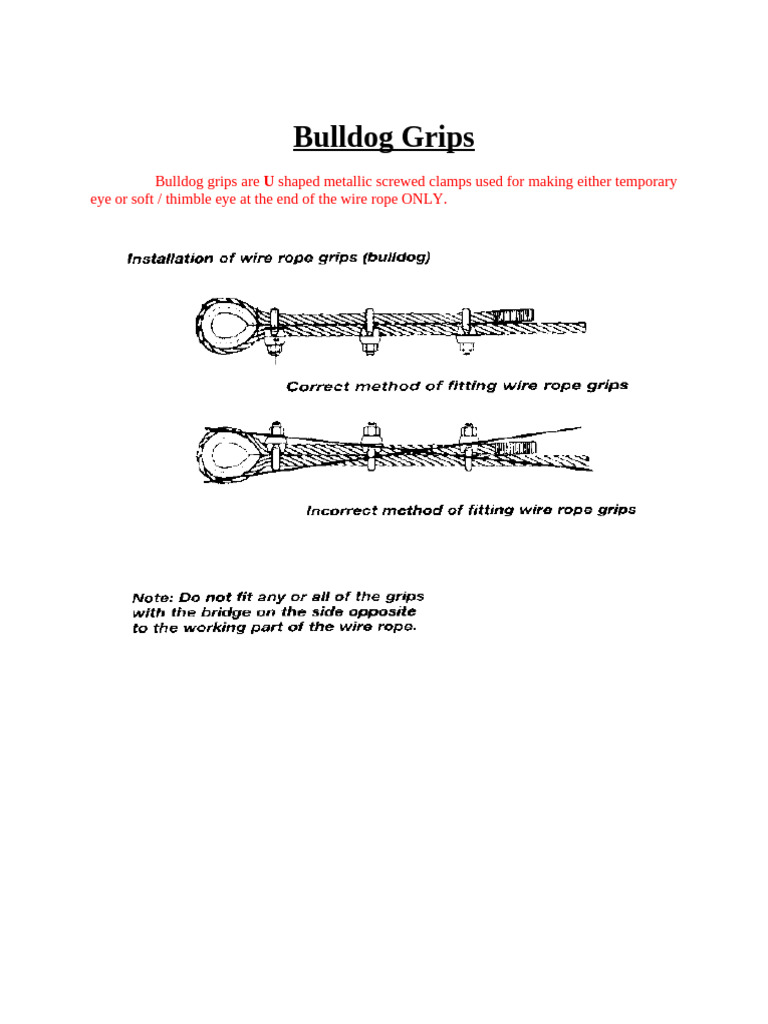 Bulldog Grips Safety Guidelines | PDF