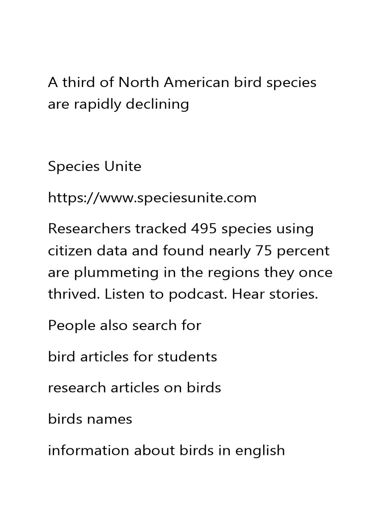 Synthesis of Bird Facts Across the Internet | PDF | Birds | Dinosaurs