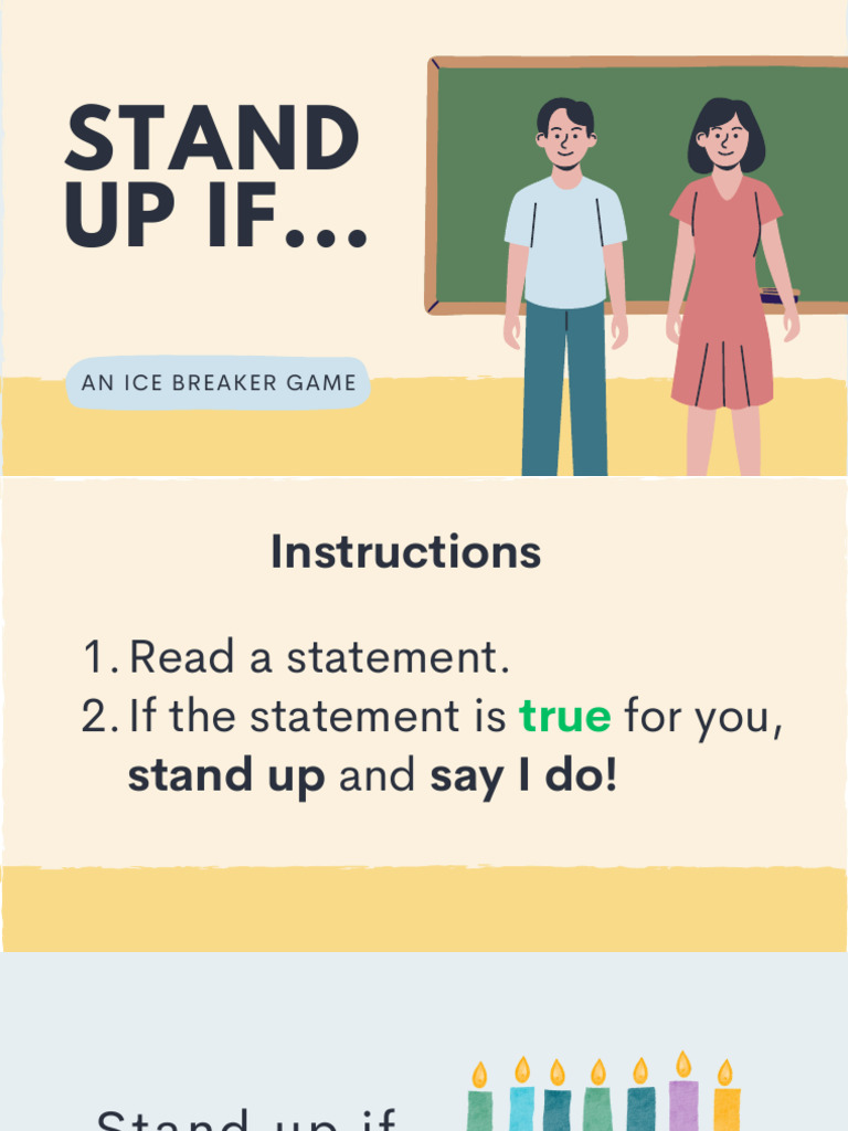 Stand Up If Your Birthday Is in May | PDF