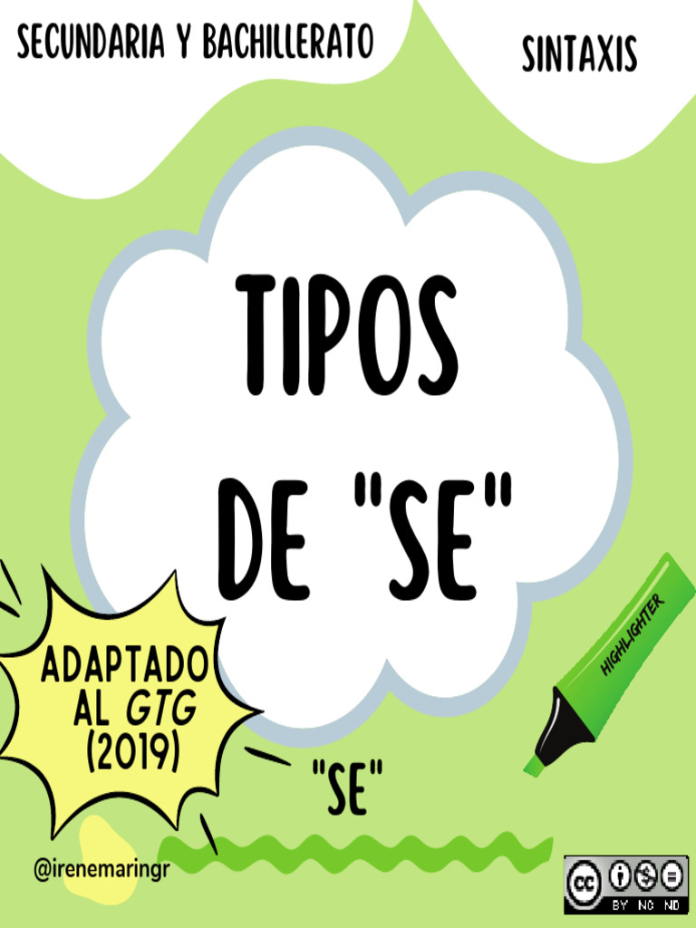 TIPOS DE SE | PDF | Verbo | Asunto (gramática)