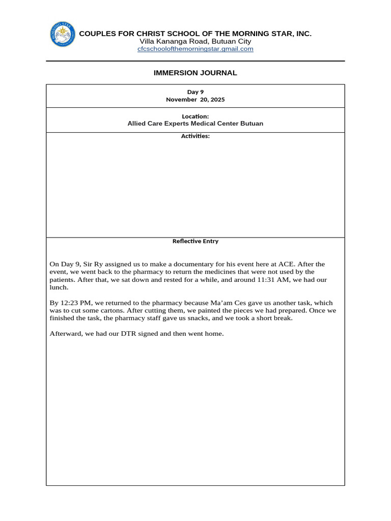 Immersion Journal. 9 | PDF