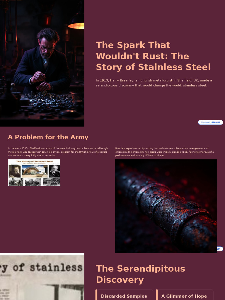 The Invention of Stainless Steel | PDF