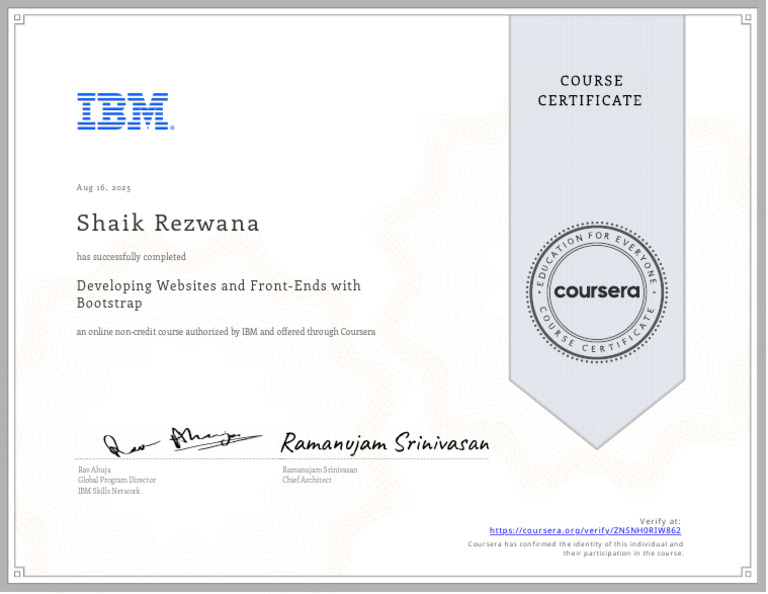 Ibm Front End Developer 4 | PDF