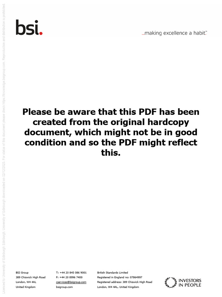 BSI Group Contact Information Document | PDF