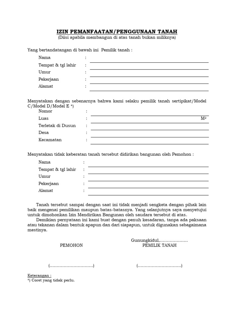 a9445c021a921329a1a90fb9fc4c94f7_surat Pernyataan Permohonan Imb-halaman-4 | PDF