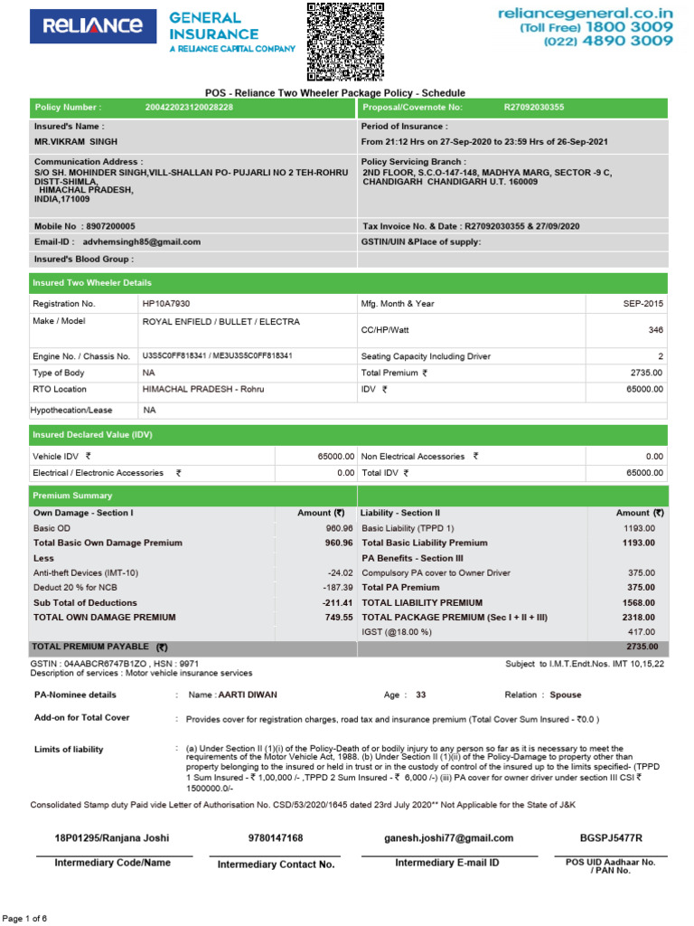 200422023120028228 (1) | PDF | Insurance | Cheque