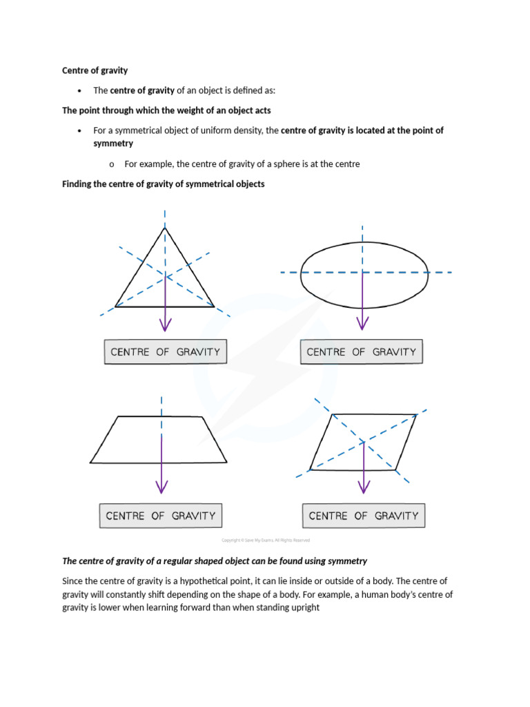 Understanding Centre of Gravity and Stability | PDF | Center Of Mass ...