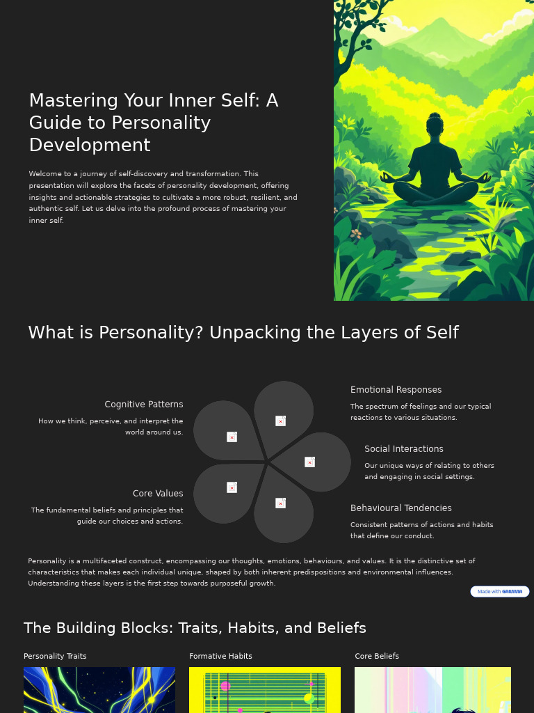 Personality Development | PDF | Psychological Resilience | Mindset